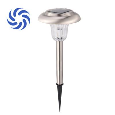 China Stainless Steel Solar Garden Lights / Solar Powered Garden Lamps With Rechargeable Battery for sale