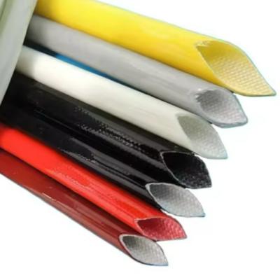 China Glass Fibre Insulating Sleeve with Vw-1 Flammability and Aging Test 260℃ 72h for Horizontal Flame Test ≤30S for sale