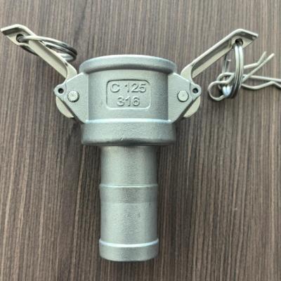 China Type C Stainless Steel Camlock Coupling Precision Investment Casting for sale