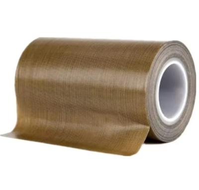 China PTFE Fiberglass Adhesive Tape High Temperature PTFE Coated Fiberglass Tape for sale