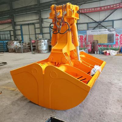 中国 6-40トンの掘削機 適したスポットリフティンググリップ 単一のケーブルとマルチフラップシェルタイプ 販売のため