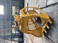 China Versatile Yellow Excavator Rotating Screening Bucket For Multiple Applications for sale