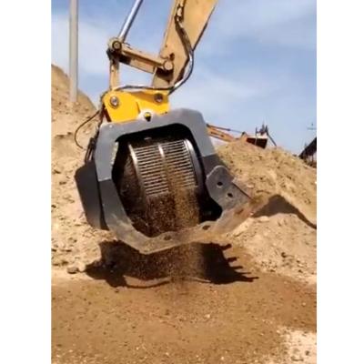 Cina Tambo idraulico rotativo di screening Bucket Hopper per escavatore 35t-40t Design durevole in vendita