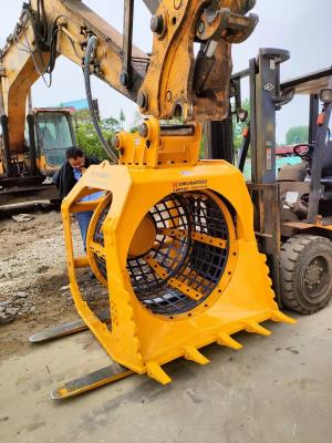 Cina Tambo idraulico rotativo di screening Bucket Hopper per escavatore 35t-40t Design durevole in vendita