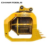 China Customization Height Hydraulic Rotating Screening Bucket For Excavator Loader Backhoe for sale