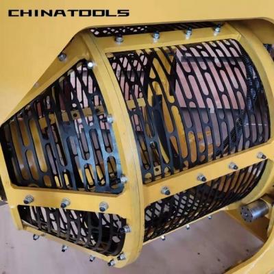 China Customization Height Hydraulic Rotating Screening Bucket For Excavator Loader Backhoe for sale