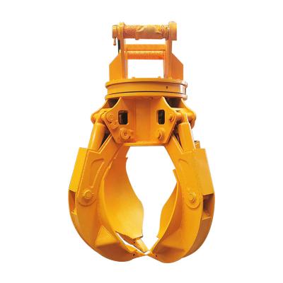 China Stahlschalen Schrottgriff Hydraulische Greifer Eimer für Bagger und Schrott Metall Klauen zu verkaufen