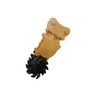 China Customer's Request Excavator Drum Cutter Attachment with Hydraulic System for sale
