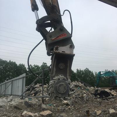 Cina Alta garanzia escavatore carburo idraulico doppio taglio tamburo accettabile in vendita