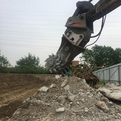 Cina Alta garanzia escavatore carburo idraulico doppio taglio tamburo accettabile in vendita