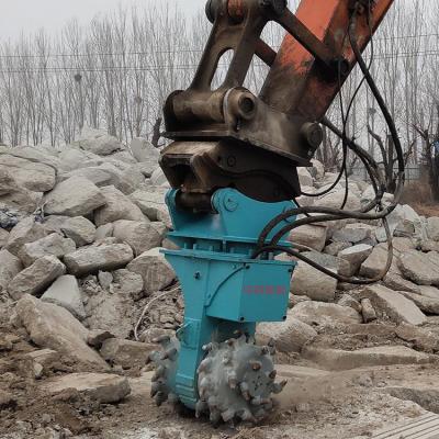 China Graafmachine Hydraulische roterende trommelsnipper aanpasbaar voor verschillende werkomstandigheden Te koop