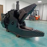 China 280 305mm Length Large Hydraulic Demolition Excavator Scissors For Construction Waste Processing for sale