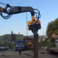 China High Operating Efficiency Excavator Pile Driver Second Hand Ground Screw Pile Electric Driver for sale