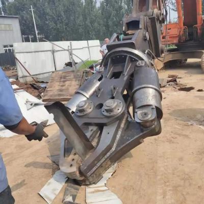 Cina Tesi idrauliche rotanti per metallo per escavatori Tesi idraulica per rottami da 3 a 40 tonnellate in vendita