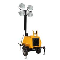 China LED Lighting Tower Generator Mobile Lighting Tower For Construction And Firefighting for sale