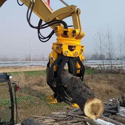 Cina Scavatrice idraulica a 360 gradi a rotazione, seghe a presa di pietra per il taglio del legno su scavatori da 5 a 50 tonnellate in vendita