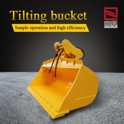 China 20 Tonne Construction Works Excavator Tilt Bucket with 48 Degree Tilt SY35C for sale