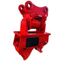 China Mechanical Quick Coupler For Excavator / Excavator Tilt Rotator Quick Coupler Hitch for sale