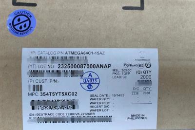 中国 ATMEGA64C1-15AZ MCU 8はマイクロ制御回路64KB 32TQFP 125degをかんだ。Gr TQFP-32 販売のため