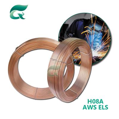 China H08A/AWS EL8 Onderwater boog lassen draad laagkoolstofstaal aangepaste diameter Te koop