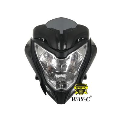 Cina JL401012 Lumiere di plastica per motociclette, proiettore Assly per Bajaj Pulsar 200NS in vendita