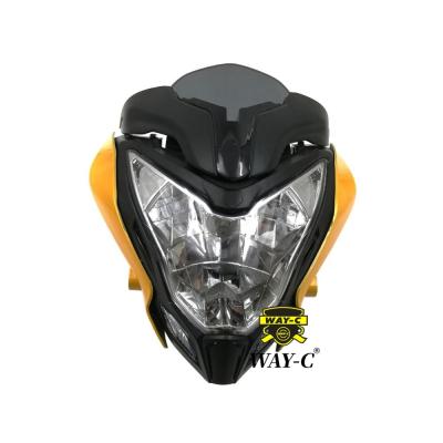 Cina JL401012 Lumiere di plastica per motociclette, proiettore Assly per Bajaj Pulsar 200NS in vendita