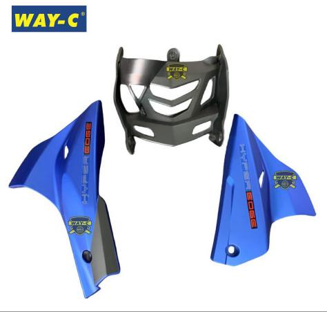Quality N5228750 Multicolor Motorcycle Plastic Parts Engine Guard Set For TVS APACHE RTR for sale