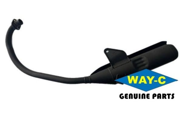 Quality 14036H2C060H000 Metal Motorcycle Body Parts Exhaust Pipe Muffler For HAOJUE for sale