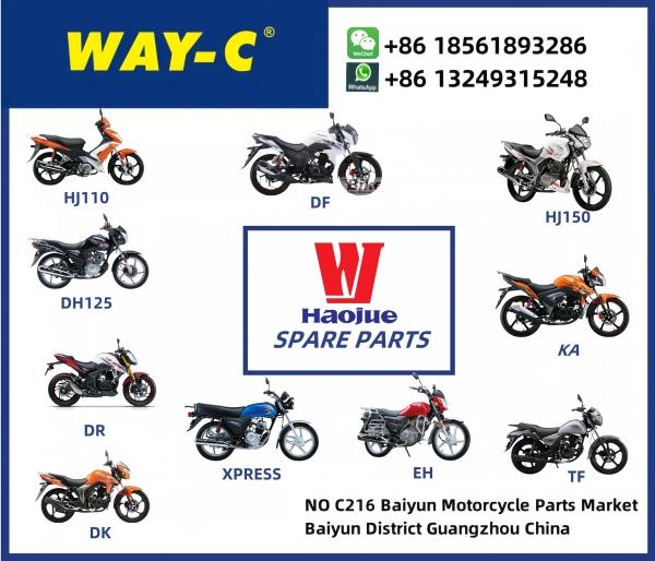 Quality WAY-C Tricycle Motorcycle Spare Parts TVS BAJAJ HONDA HAOJUE YAMAHA SUZUKI for sale