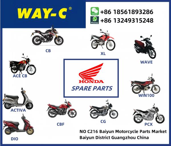 Quality WAY-C Tricycle Motorcycle Spare Parts TVS BAJAJ HONDA HAOJUE YAMAHA SUZUKI for sale