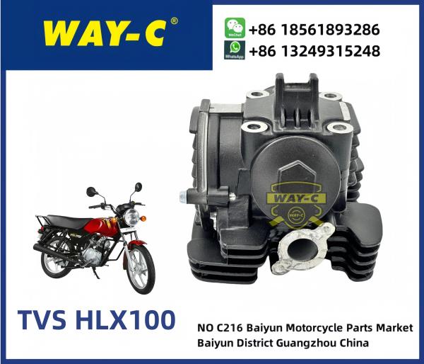 Quality N6010010 Motorcycle Engine Cylinder Head For TVS HLX PLUS 100 for sale