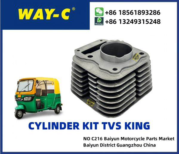 Quality G4010170 Tricycle TUKTUK KEKE Cylinder Block Piston Complet TVS KING for sale