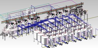 中国 200L 0-3200r/min回転速度の石鹸のシャンプー ラインのための産業混合タンク ミキサー 販売のため