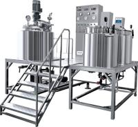 China Cosmetic Making Machine Fixed Vacuum Emulsifying Mixer Machine  Electric Heating for sale