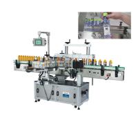 China PLC Plastic Liquid Soap Bottle Double Side Labeling Machine for sale