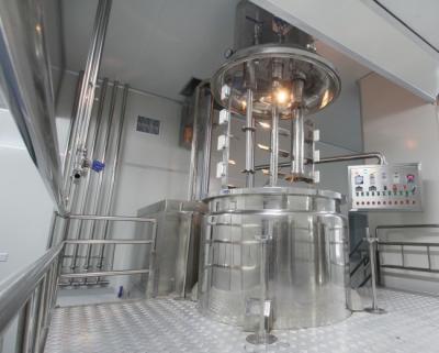 Cina Struttura d'emulsione d'elaborazione cosmetica dell'omogeneizzatore SS316L del miscelatore di vuoto in vendita