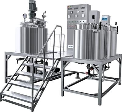 Cina Struttura d'emulsione d'elaborazione cosmetica dell'omogeneizzatore SS316L del miscelatore di vuoto in vendita