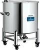China Agitated Solid Liquid Separator Blending Cosmetic Mixer Tank Electric Heated for sale