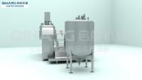 China Body Lotion Ointment Manufacturing Emulsification Machine 5000L Loading Capacity for sale