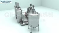 China Body Lotion Ointment Manufacturing Emulsification Machine 5000L Loading Capacity for sale