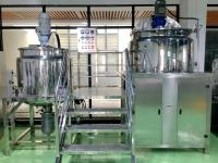 China Suspended Solids Liquid Soap Making Machine emulsifying shampoo blending mixer for sale