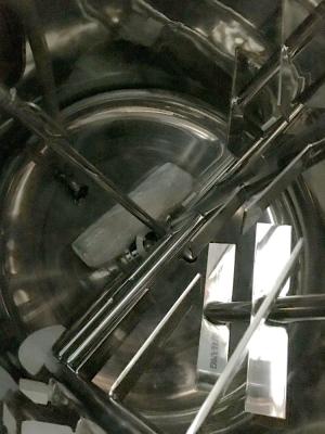 China Opgeschorte Vaste lichamen Vloeibare Zeep het Maken Machine emulgerende shampoo het mengen mixer Te koop
