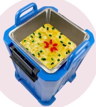 Cina alimento isolato prodotti Pan Carriers For Hot Food di 50L Rotomoulded in vendita