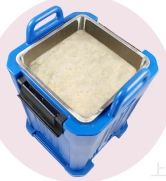 Cina alimento isolato prodotti Pan Carriers For Hot Food di 50L Rotomoulded in vendita