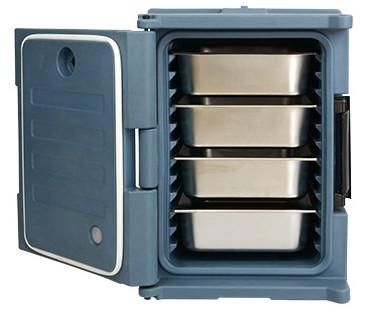 China 90L Insulated Food Pan Carrier Box Commercial Catering Chafing Dish Hot Cold Cooler for sale
