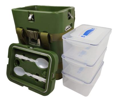 China 36L Insulated Food Transport Containers , Military Insulated Food Containers for sale