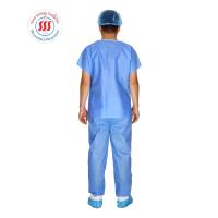 China OEM Blue Disposable Nursing Scrubs for sale