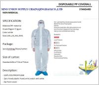 China PP Non Woven Coverall With Hood for sale