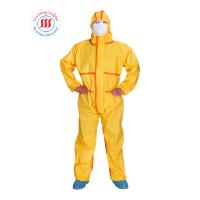 China Chemical Type 3 Disposable Coveralls for sale