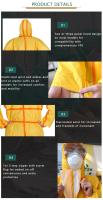 China Chemical Type 3 Disposable Coveralls for sale